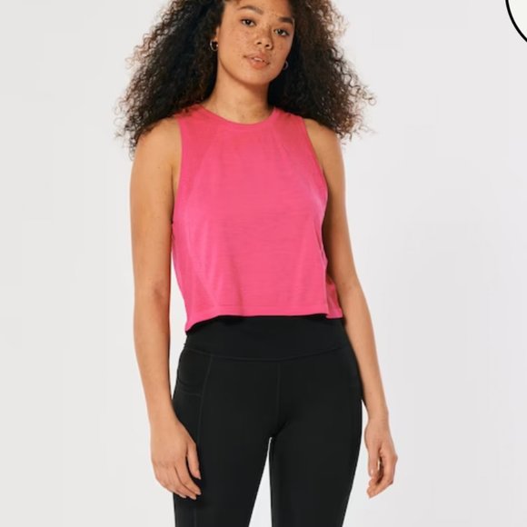 Gilly Hicks | Tops | Nwt Gilly Hicks Pink Seamless Active Tank Size Medium | Poshmark